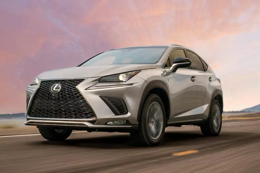 2018-2020 Lexus NX Front View Driving