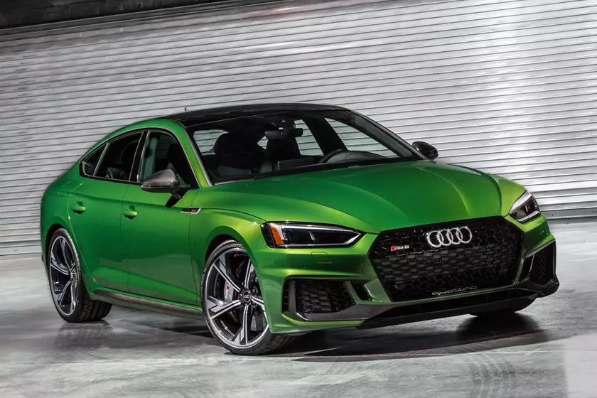 2019 m. „Audi RS 5 Sportback“ padidina prispaudimo jėgą, naudodamas šį tvarkingą triuką 10732_7