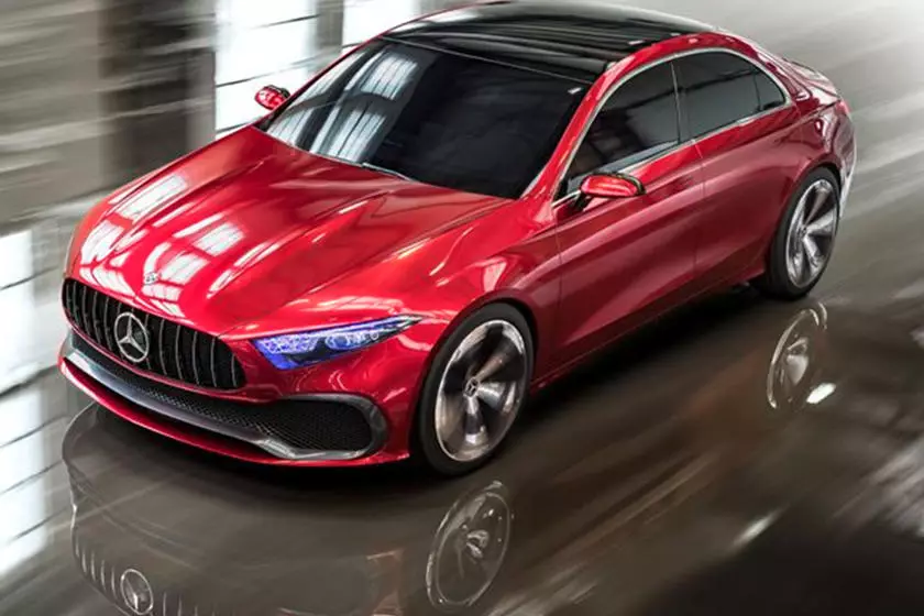 Mercedes-Benz Concept A Sedan predstavuje elegantný nový dizajnový smer