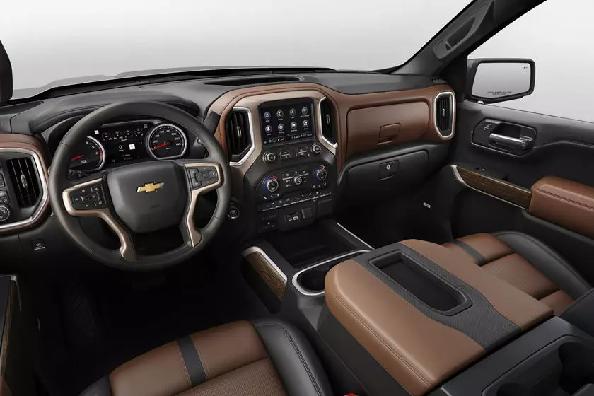 2019-2021 “Chevrolet Silverado 1500” dolandyryş paneli