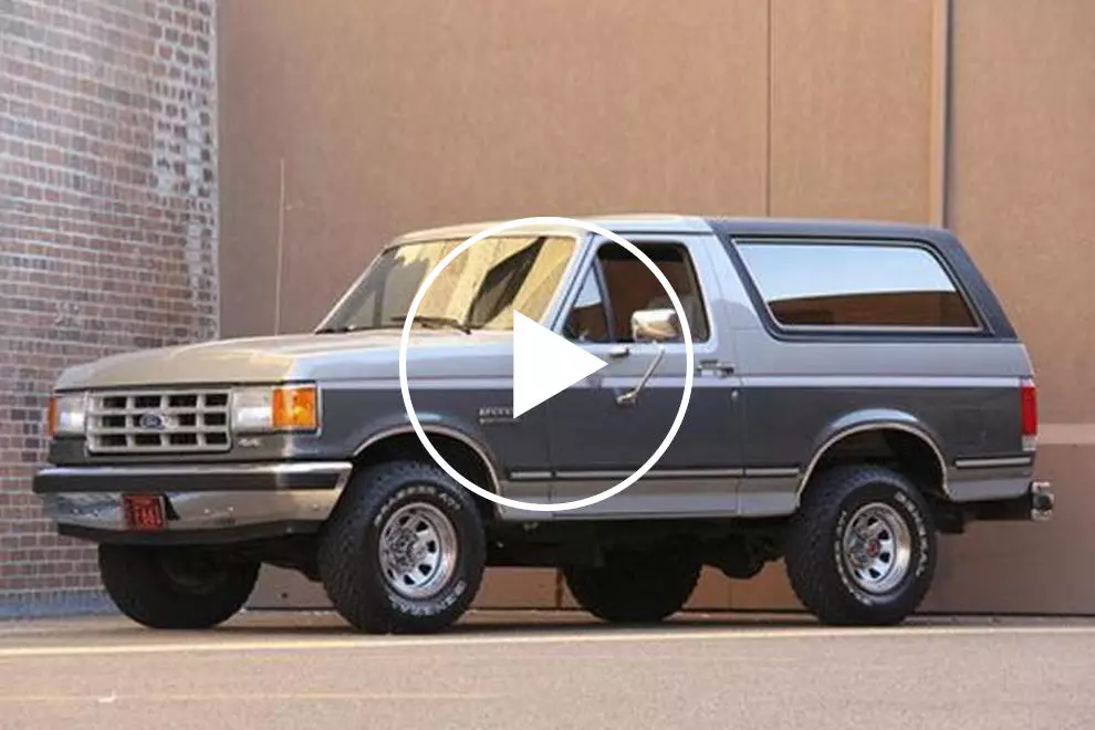 Ford Bronco 1988 года был создан для бездорожья, а не для роскоши