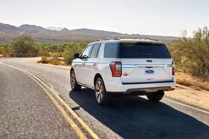 Vista trasera de la Ford Expedition 2018-2021