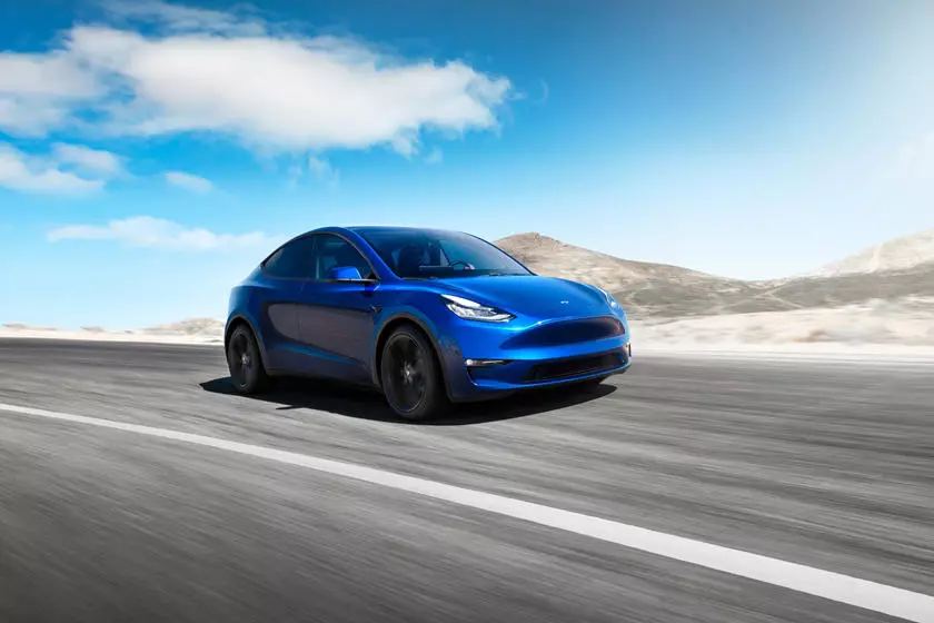 2020 Tesla Model Y sett forfra