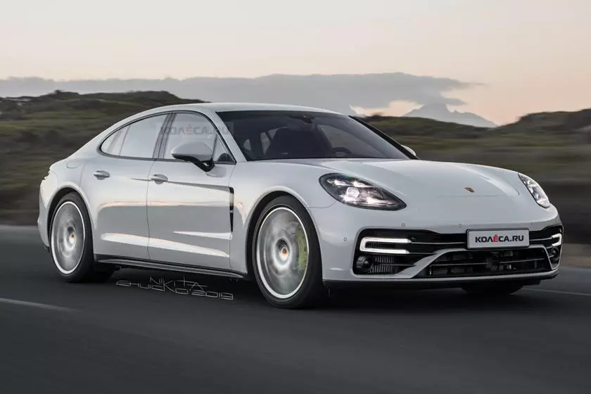 I-Porsche Panamera Evuselelwe Ingaba Nezinguquko Eziphefumulelwe Ezingu-911 12173_1