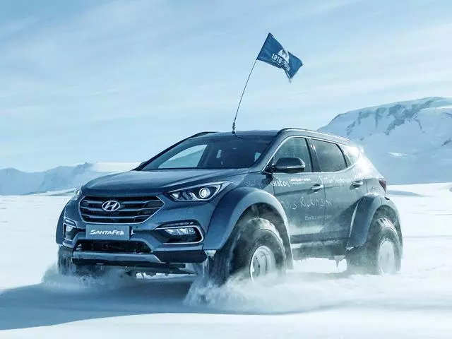 Denna dieseldrivna Hyundai Santa Fe besegrade precis Antarktis 1219_1