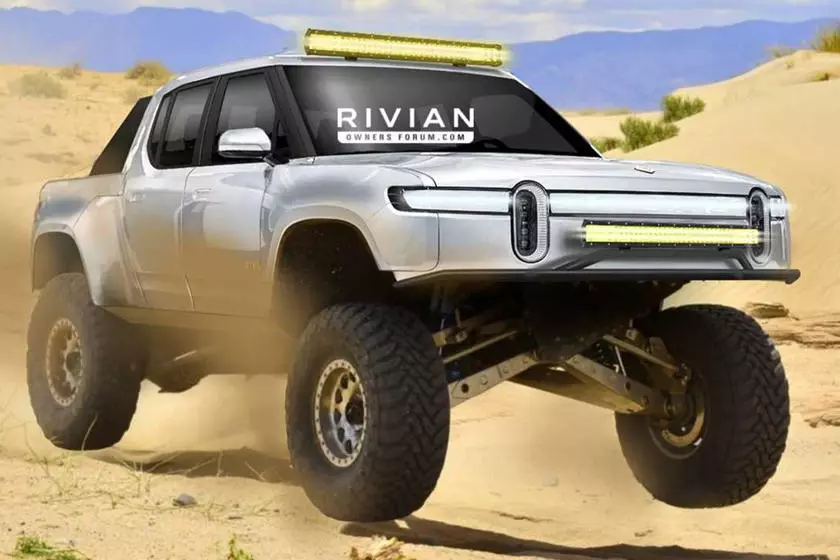 Điều gì sẽ xảy ra nếu Rivian chế tạo một chiếc xe tải đua địa hình hạng nặng? 12224_1