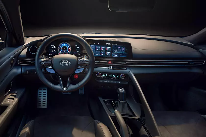 2022 Hyundai Elantra N prietaisų skydelis