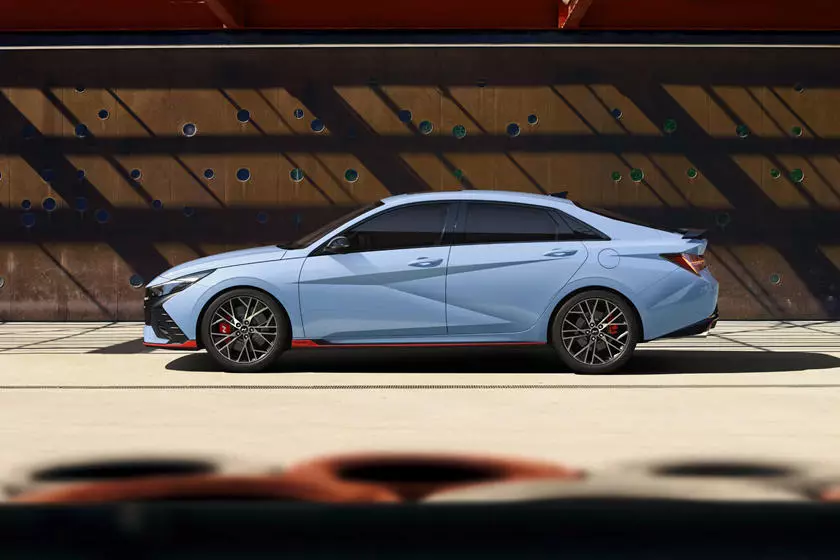 2022 Hyundai Elantra N Side View