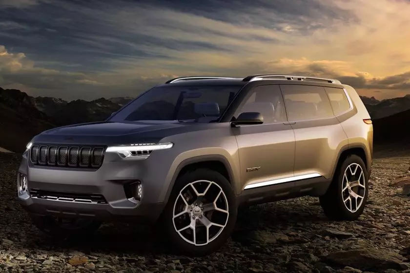 China se Jeep Grand Commander kan 'n voorskou van sewesitplek-SUV vir Amerika 12721_8