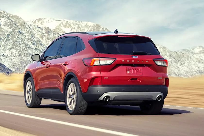 2020-2022 Ford Escape Hybrid Rear View Driving