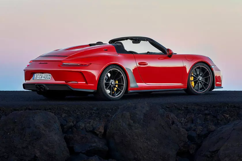 2019 Porsche 911 Speedster Rear Angle View