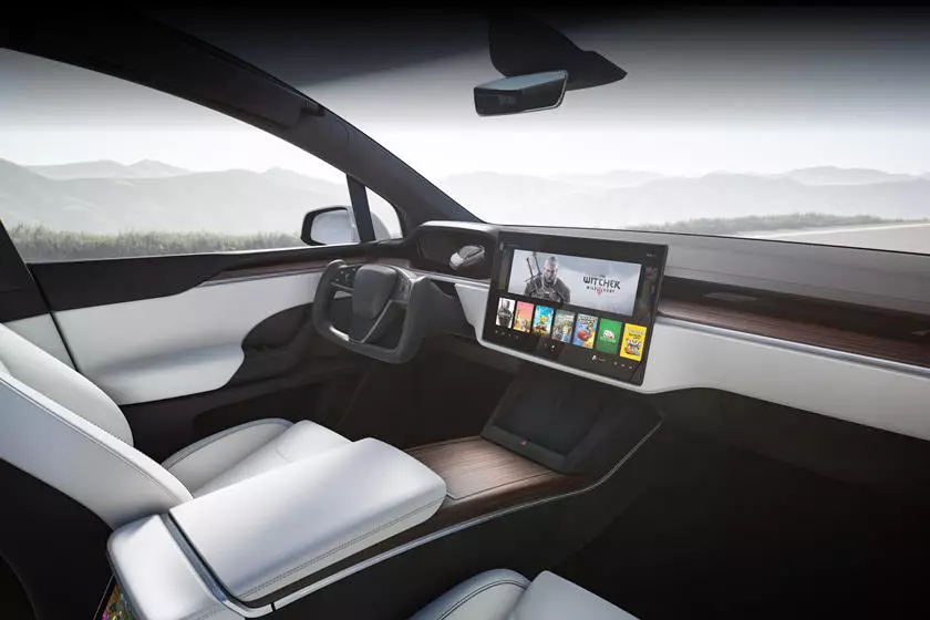 2021-يىلى تېسلا Model X Plaid Dashboard