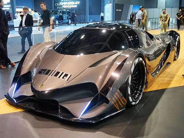 5,000-HP Devel E Leshome le Metso e Metso ea Hypercar e Sheba Tlhahiso-e Loketse Dubai 13485_1