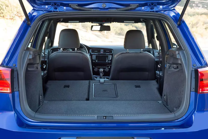 Espace de chargement maximal de la Volkswagen Golf R 2015-2019