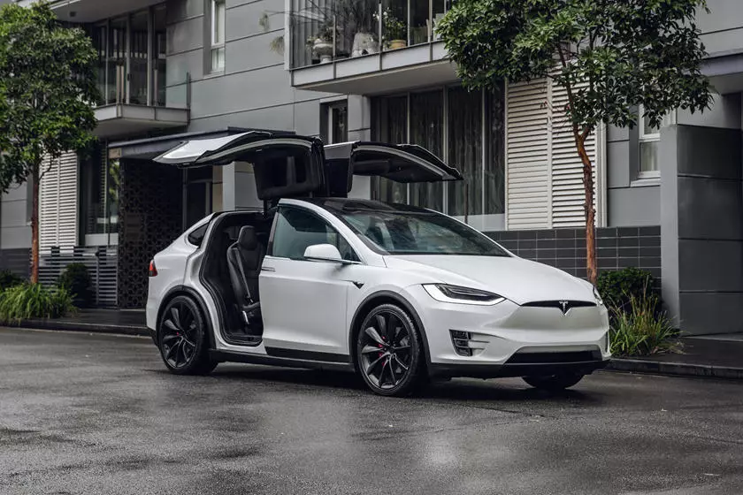 2016-2021 Tesla Model X Front Angle View