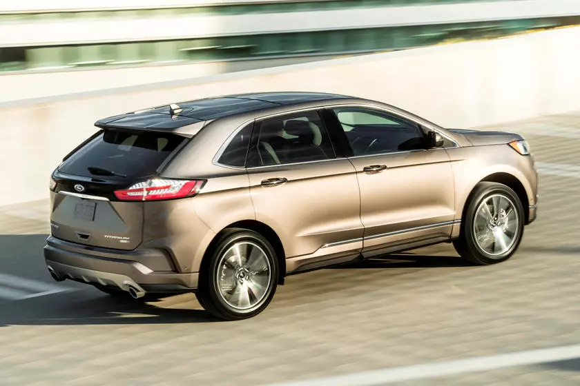 2019-2020 Ford Edge Rear View Driving