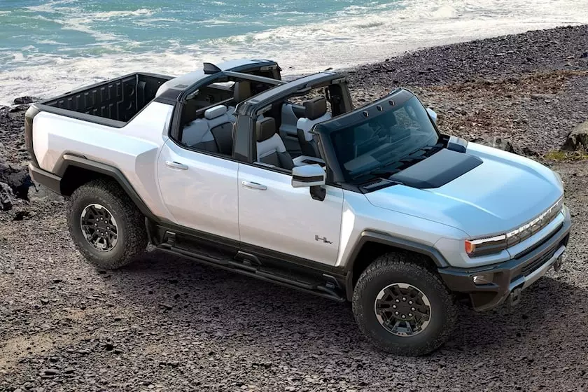 2022 GMC Hummer ovenfra