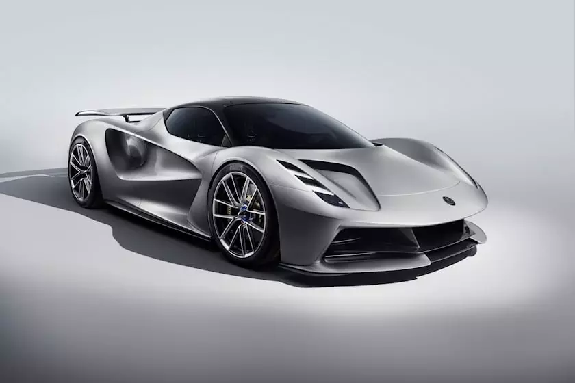 2020 Lotus Evija Vedere unghiulară frontală