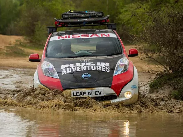 O le EV muamua na ulu atu i le Mongol Rally o le ... o le Nissan Leaf 1493_4