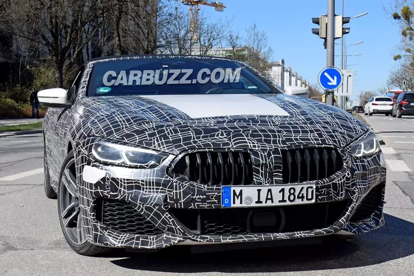 SPIED: Кийинки муундагы BMW 8 сериясындагы купе жана кабриолет Германияда кармалды 15243_1