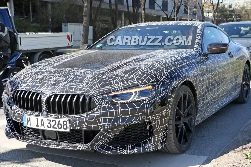 SPIED: Кийинки муундагы BMW 8 сериясындагы купе жана кабриолет Германияда кармалды 15243_21