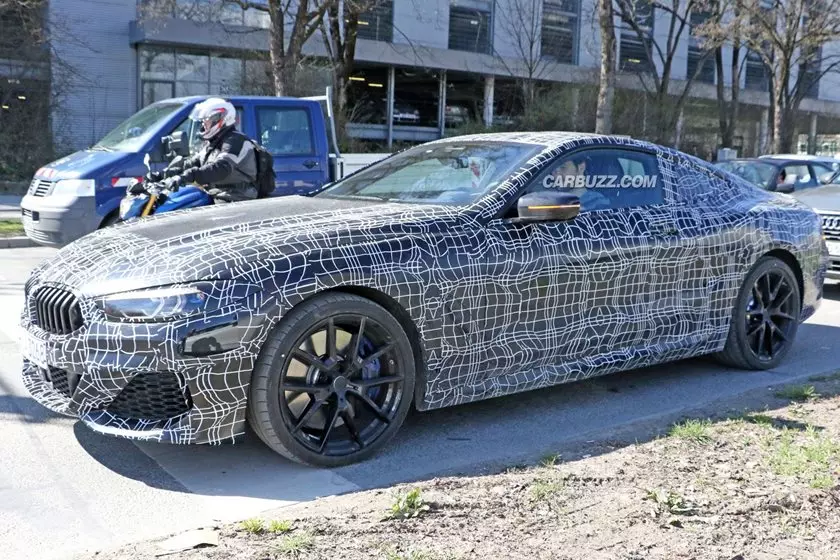 SPIED: Кийинки муундагы BMW 8 сериясындагы купе жана кабриолет Германияда кармалды 15243_22