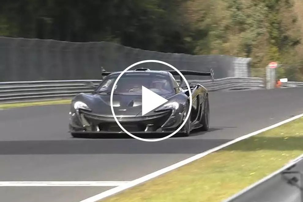 Þessi skrímsli McLaren P1 LM gæti sett nýtt Nurburgring hringmet