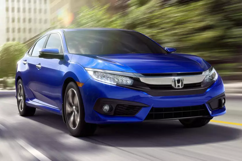 2016-2020 Honda Civic Sedan Front View Driving