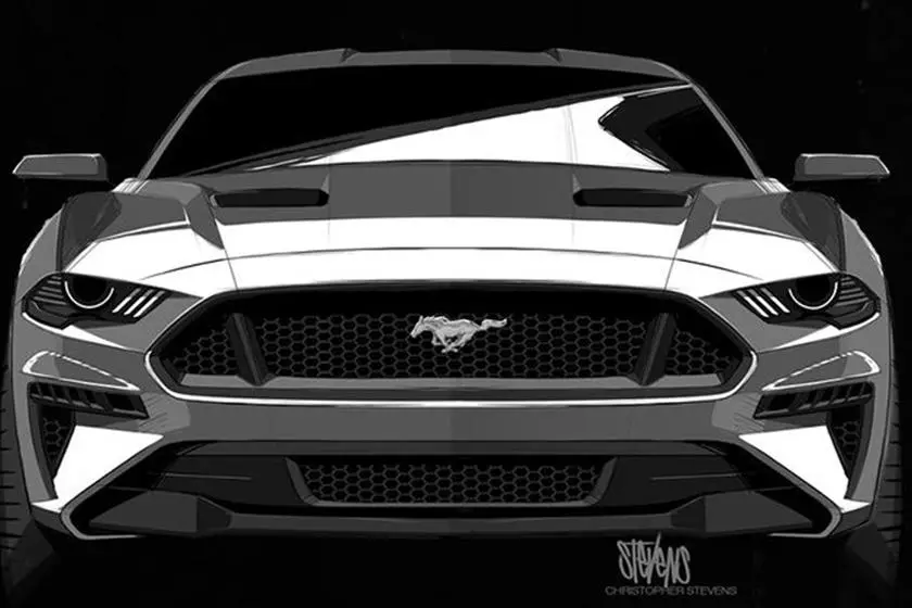 Ford Ilichukua Msukumo Kutoka kwa Darth Vader Kwa Mustang ya 2018