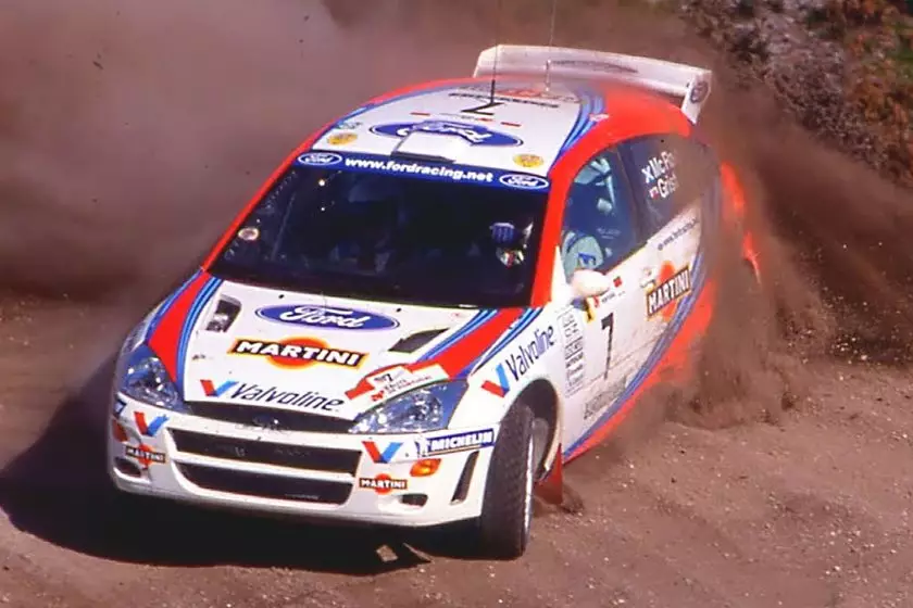 A ga-ere ụgbọ ala Ford Focus Rally ama ama nke Colin McRae na Silverstone 15706_1