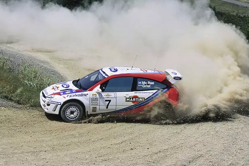 A ga-ere ụgbọ ala Ford Focus Rally ama ama nke Colin McRae na Silverstone 15706_2