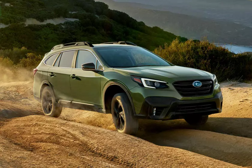 2020 Subaru Outback Front View Driving