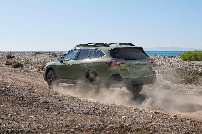 2020 Subaru Outback Rear View Driving