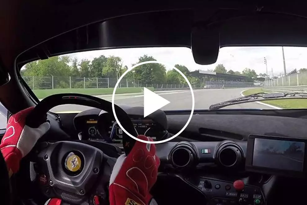 Pat ar vecām riepām karsts aplis ar Ferrari FXX K izskatās pilnīgi neprātīgs