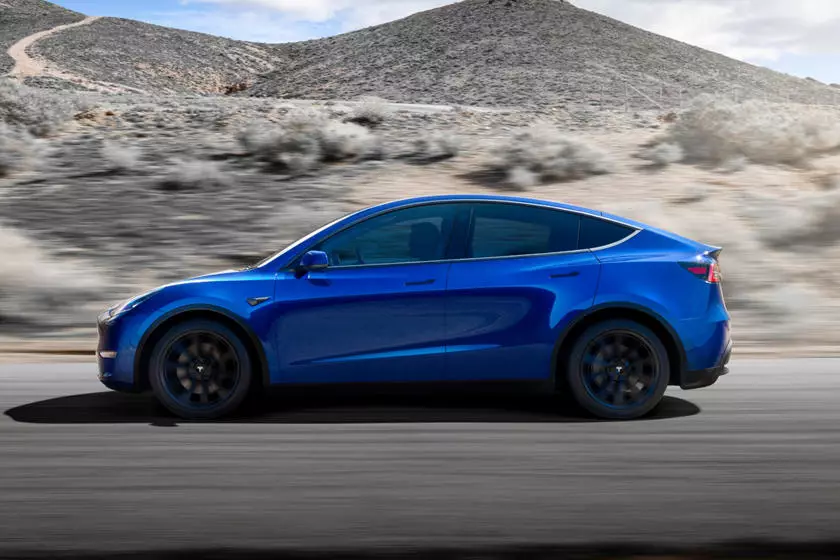 2021 Tesla Model Y Side View