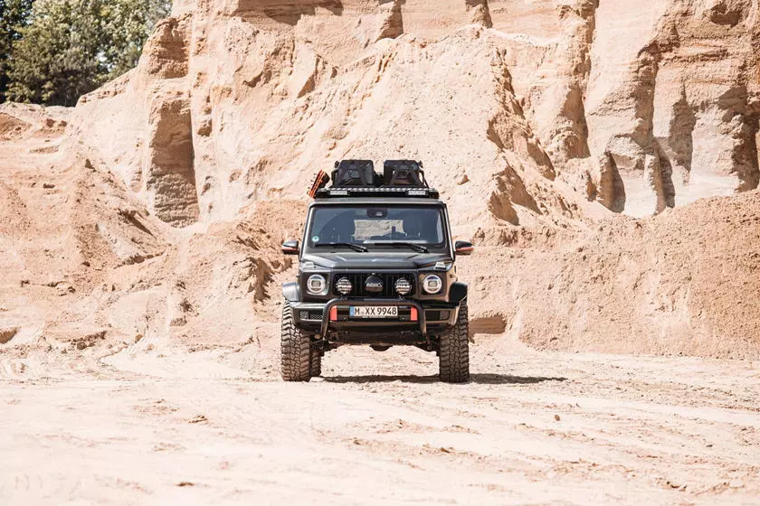 Mercedes G-Class jwenn amelyorasyon enpresyonan Off-Road 16625_10