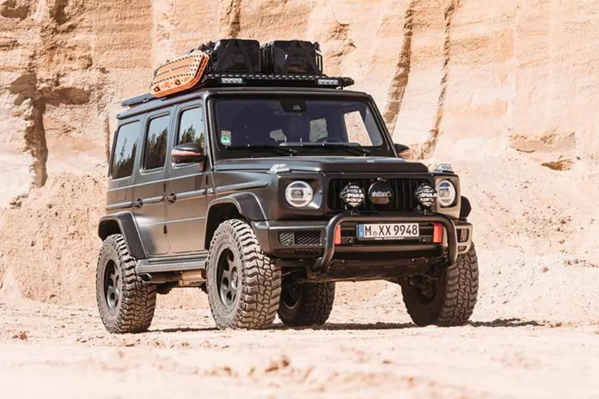 Mercedes G-klas na-enweta nkwalite n'okporo ụzọ dị egwu 16625_5