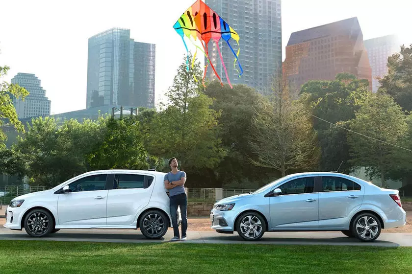 2017-2020 Chevrolet Sonic Hatchback Side View