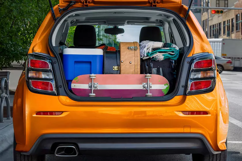 2017-2020 Chevrolet Sonic Hatchback Trunk Space