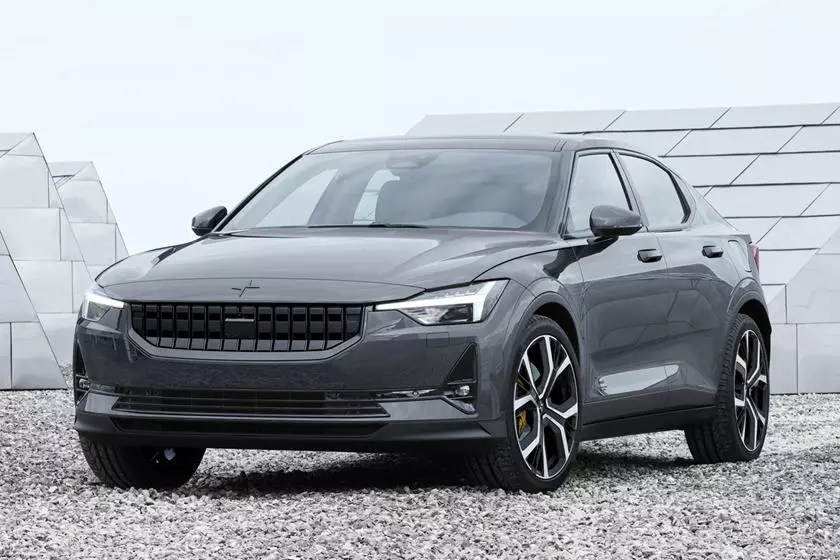 نمای زاویه جلو Polestar Polestar 2 2020