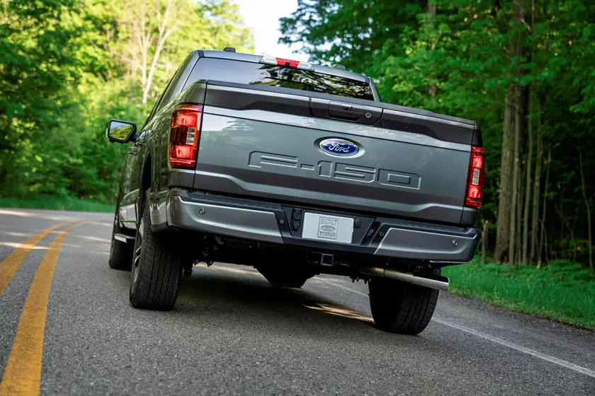 2021-2022 Ford F-150 Rear View