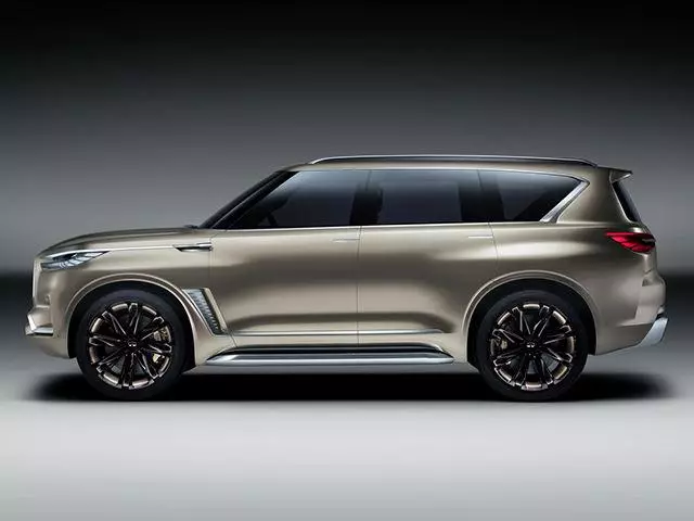 Restyled 2018 Infiniti QX80 bakal tetep mesin lan arsitektur sing padha 1686_2