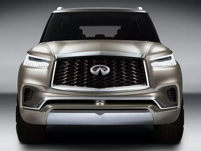 Ny Infiniti QX80 2018 nohavaozina dia hitazona motera sy maritrano mitovy 1686_3