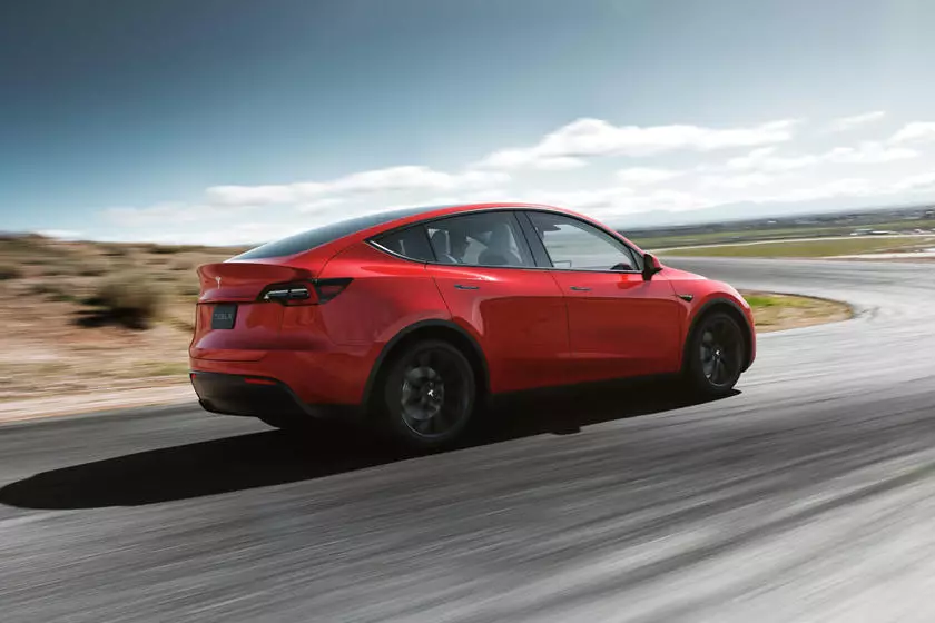 2021 Tesla Model Y Rear View