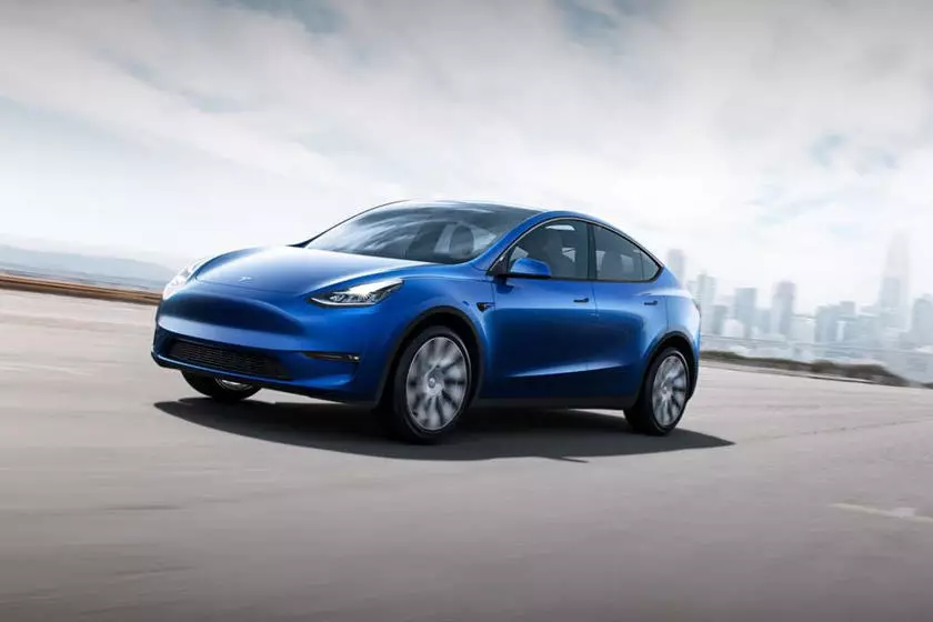 2021 Tesla Model Y алдыңғы көрінісі