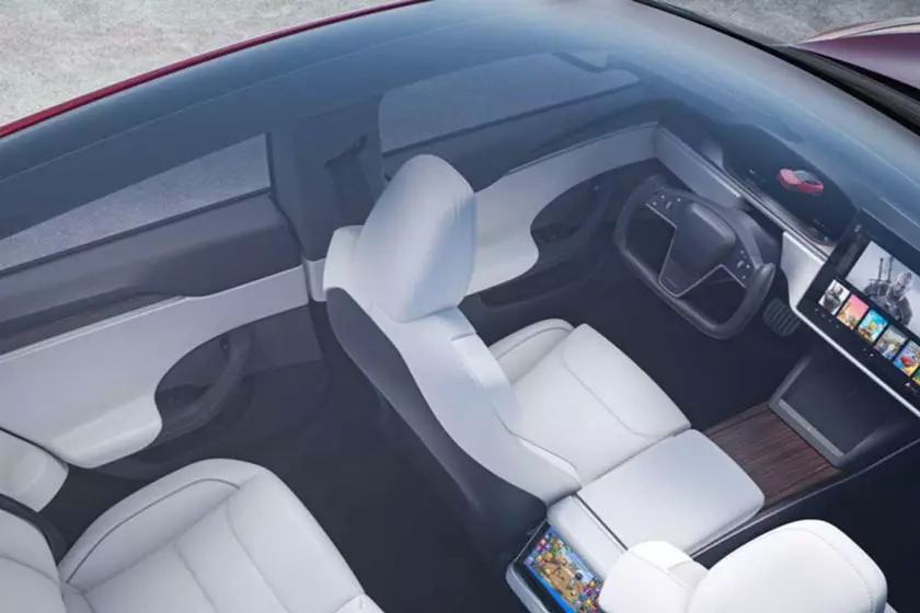 2021款特斯拉Model S格子天窗