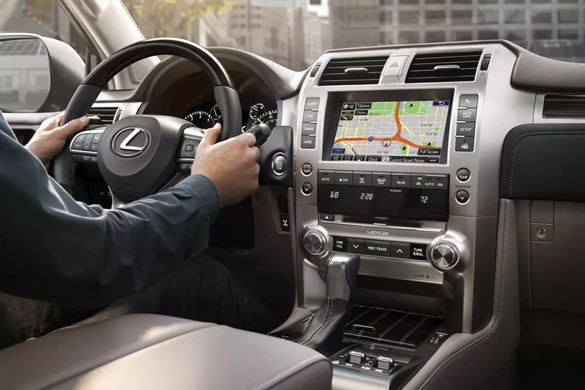 2020 Lexus GX මධ්‍යම කොන්සෝලය