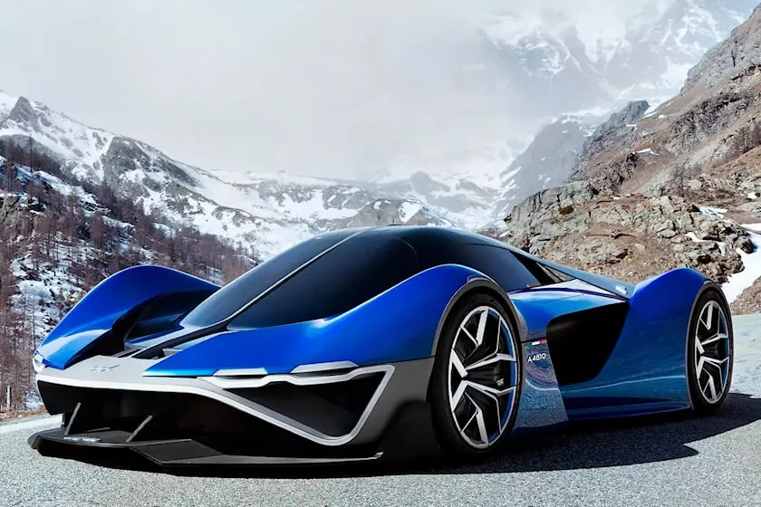 Gipakita sa Alpine sa Kalibutan Unsa ang hitsura sa usa ka Hydrogen Hypercar 17425_1