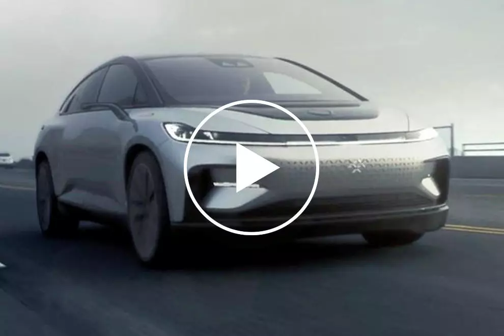 Faraday Future FF 91 Video ea Phatlalatso e Etsa Hore 1,000-HP e shebahale e bora