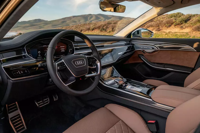 2020-2021 Audi S8 සුක්කානම් රෝද පාලන